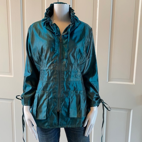 Zashi | Jackets & Coats | Teal Jacket | Poshmark